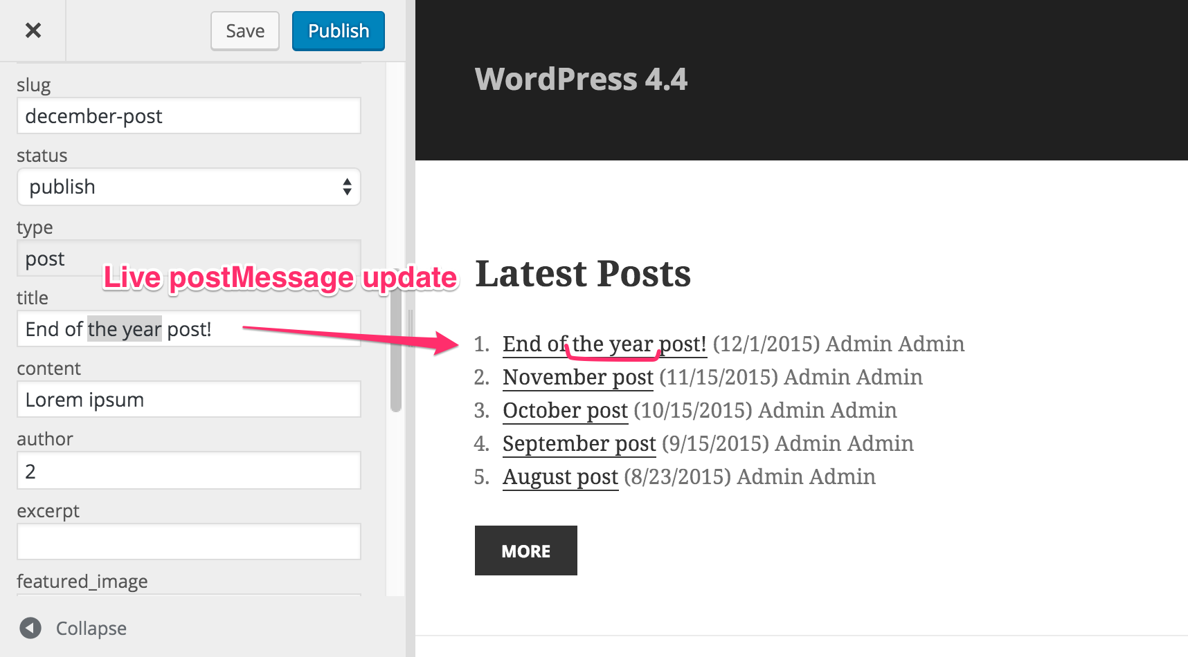 Bridging the Customizer and the WP REST API – Make XWP